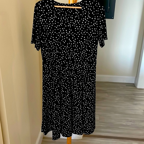 Dresses | Almost New Black White Poco Dot Dress | Poshmark